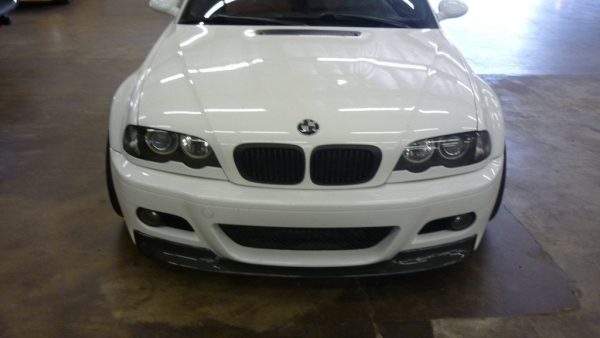 BMW E46 M3 CSL Style Carbon Fiber Front Lip Spoiler