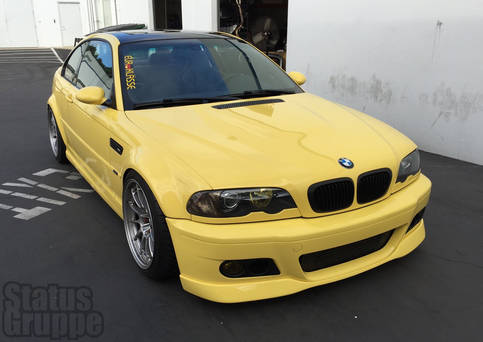 BMW 2001-06 E46 M3 HRTG Front lip with optional CF Splitter